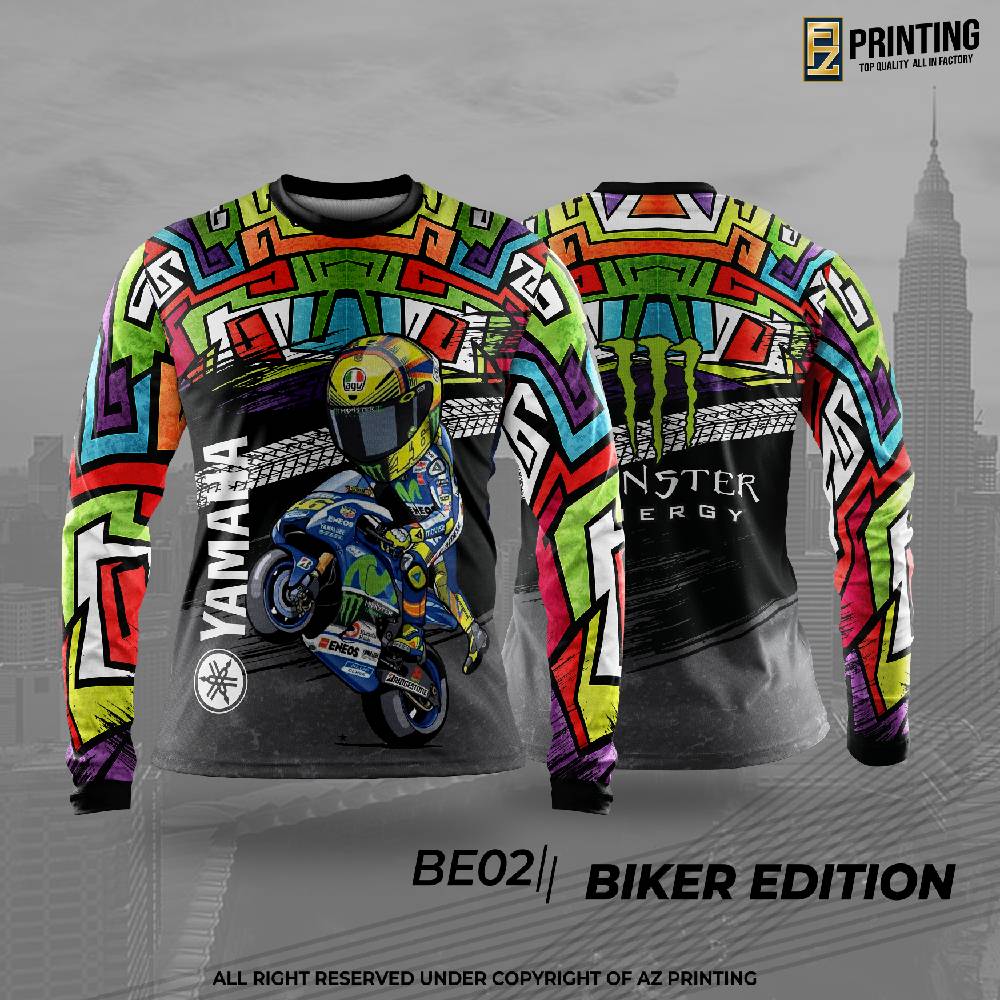 Sublimation Biker-02 Long Sleeve - AZPrinting